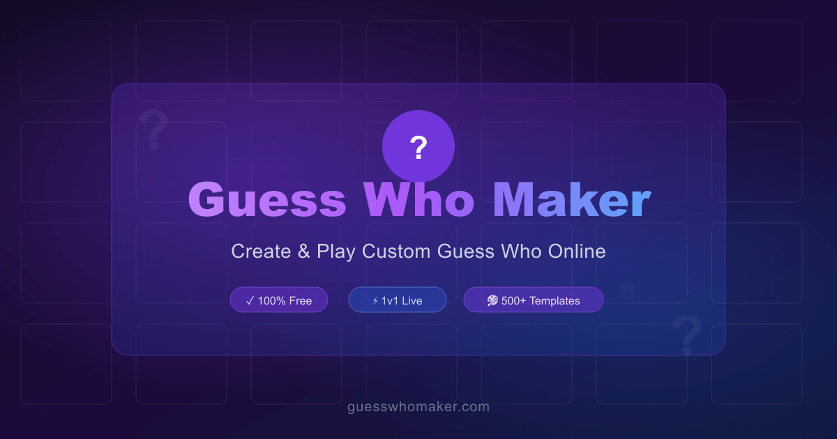 Guess Who Maker — Play Free Custom Guess Who Online